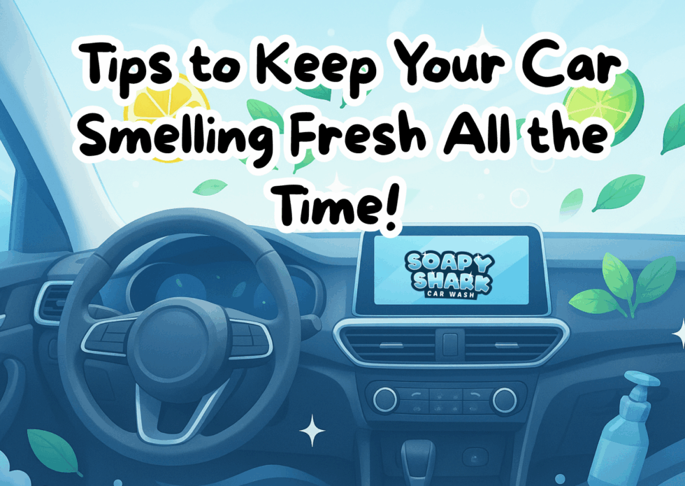17 Ways to Keep Your Car Smelling Good All the Time | Soapy Shark ...